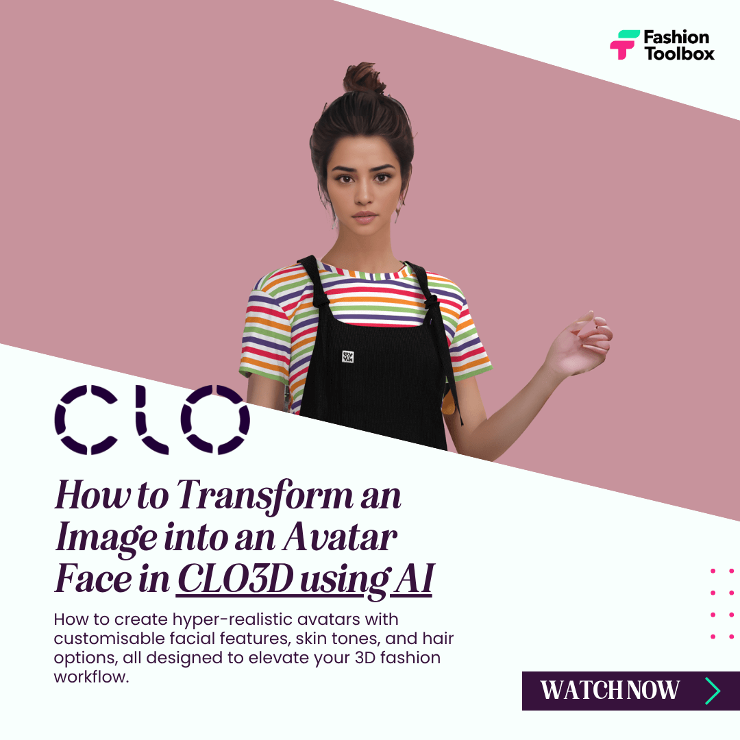 How to Transform an Image into an Avatar Face in CLO3D - Fashion Toolbox